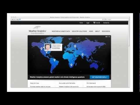 Weather Analytics Creates A Global Database For Predictive Modeling