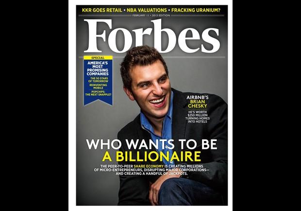 Forbes Cover Page For October
